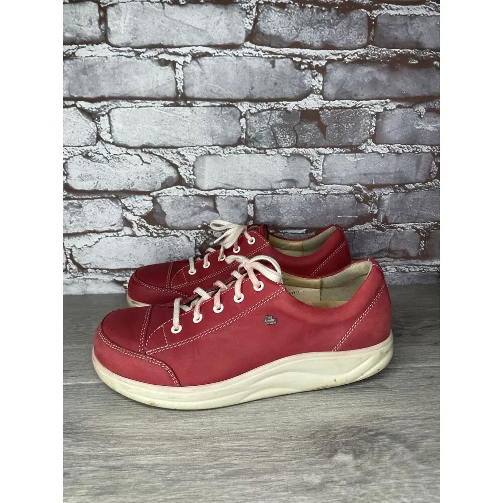 Finn Comfort | Shoes | Finn Comfort Ikebukuro Red Nubuck Leather ...